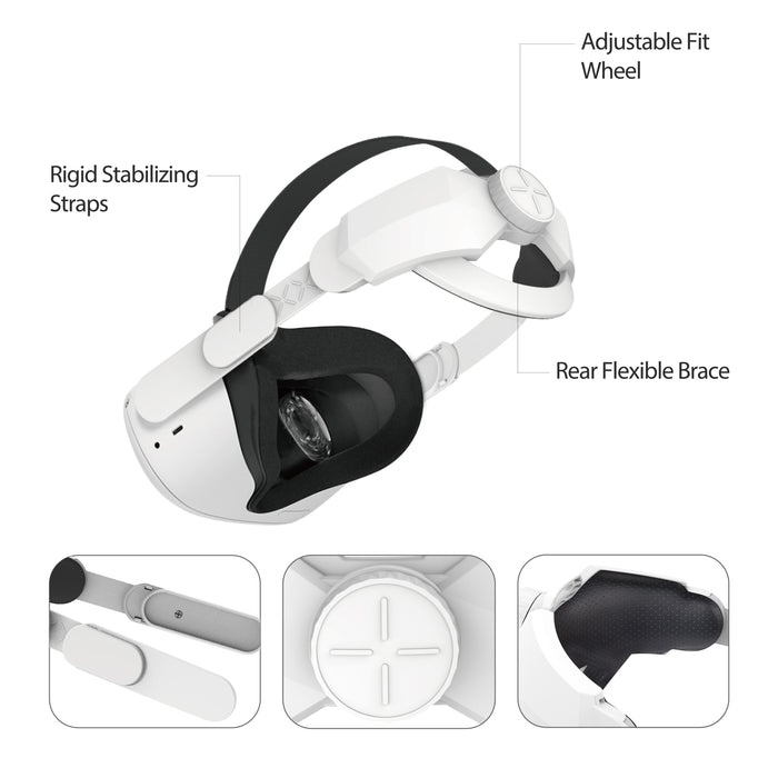 DESTEK Elite Head Strap for Meta / Oculus Quest 2